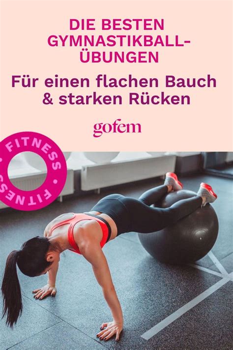 besten Gymnastikball Übungen für einen flachen Bauch starken