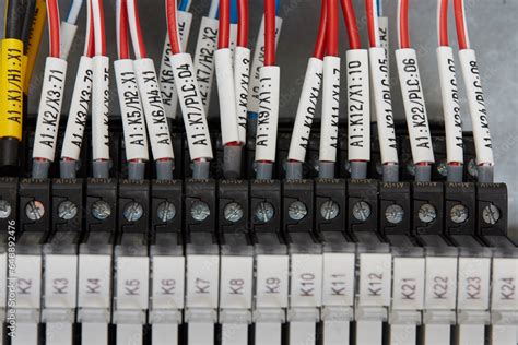 Prefabrykacja Szafy Rozdzielnicy Elektrycznej Stock Photo Adobe Stock