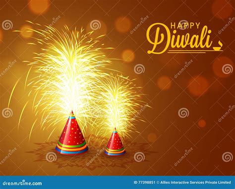 Firecrackers For Diwali Celebration Stock Illustration Illustration