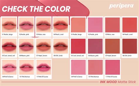 Amazon Peripera Ink Mood Matte Lipstick Lightweight Matte