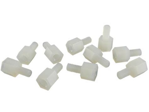ESPAÇADOR PLÁSTICO SEXTAVA 6MM MACHO FEMEA DIXTAL