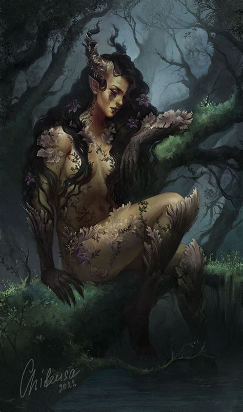 A Dryad Is A Tree Nymph Or Tree Spirit In Greek Mythology Drys
