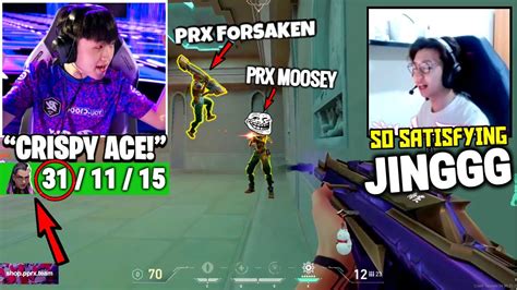 PRX Jinggg Tries Reyna Shows INSANE ACE With PRX F0rsakeN Against PRX