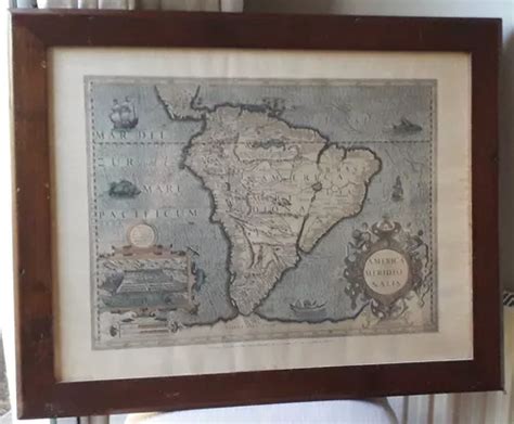 América Meridionalis Atlas Mercator hondius Copia Antigua Cuotas
