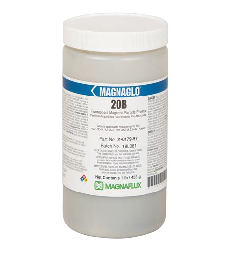 Partículas Magnéticas Fluorescentes MAGNAFLUX 20B 1 LB Open Sky