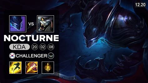 Nocturne Vs Rengar Jungle KR Challenger Patch 12 20 Season 12 YouTube