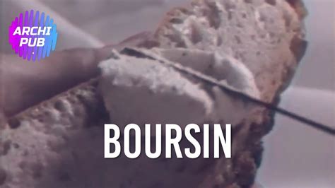 Publicité Boursin ail et fines herbes 1976 YouTube