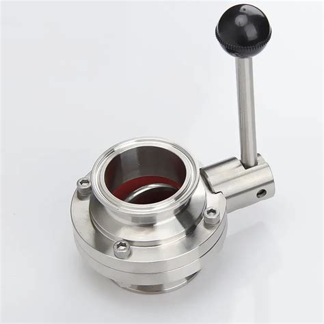 2 51mm Ferrule64mm Tri Clamp V Lvula Borboleta Para Destila O Sanit Ria