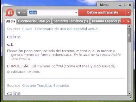 Definici N De Colina Youtube