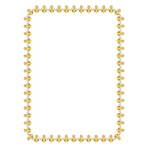 Gold Frame Border Vector Hd Images Atmospheric Gold Border Frame