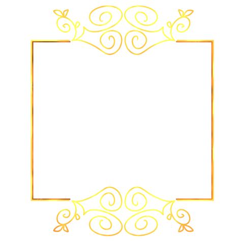 Cuadro De Marco Dorado Elegante Png Boda Fronteras Oro Png Y Psd