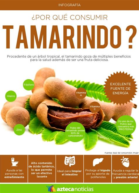 Por qué consumir tamarindo infografia Health benefits of carrots