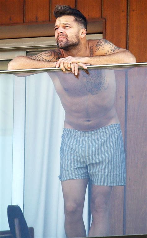 Ricky Martin Shows Off His Hot Body Wearing Only Boxerssee The Sexy