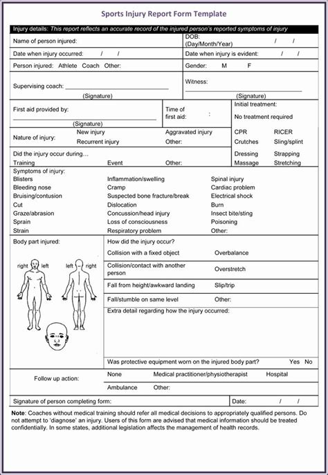 Accident Report Forms Template Lovely Sample Injury Form Templates To