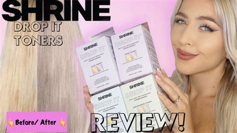 SHRINE DROP IT TONERS Review Hit Or Miss Testing How Hair Looks