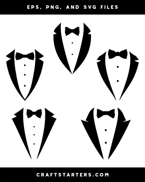 Tuxedo Svg Bow Svg Suit Svg Vector Cut File Cricut 49 OFF