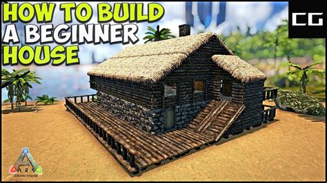 ARK Survival Evolved How To Build A Beginner House YouTube