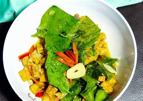 Resep Tumis Tempe Daun Melinjo Oleh Karlina Kitchen Cookpad