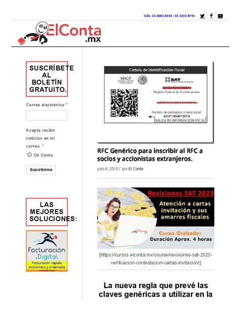RFC Extranjero RFC Genérico para inscribir al RFC a socios y