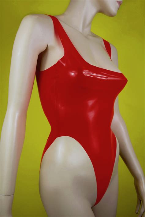 Square Neck Latex Bodysuit Pick Your Colour London London
