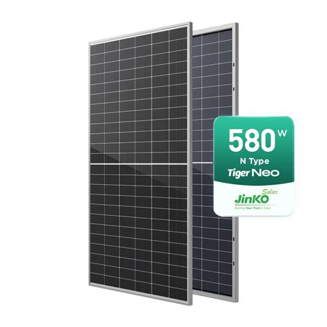 Jinko Tiger Neo N Type Solar Panels 580W 585W 590W Double Glass