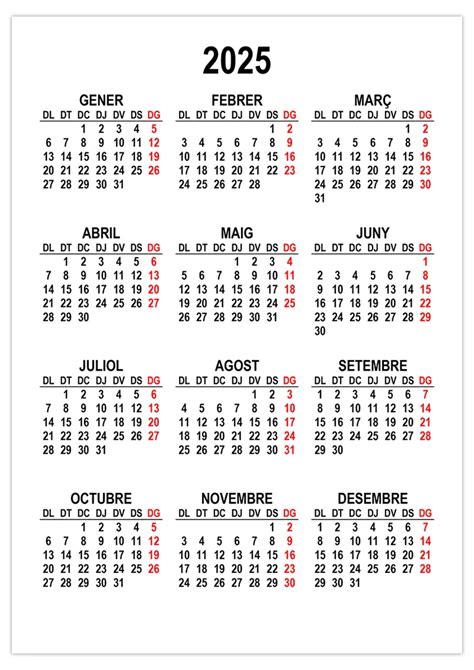 Calendari Per Imprimir En Catal Calendaris Su Calendaris En