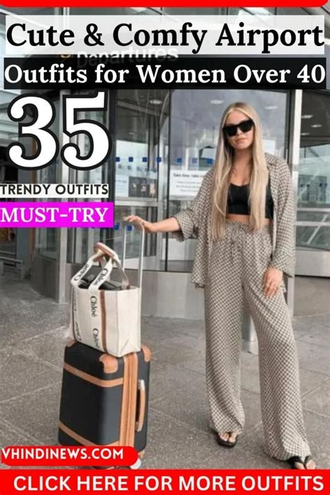 Top Cute And Comfy Airport Outfits For Women Over Travel In