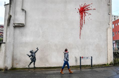 Banksy Streetart K Nstler Meldet Sich Aus Dem Homeoffice Kultur
