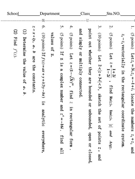 solved 1 5 points let z1 3i z2 −1 i locate the numbers