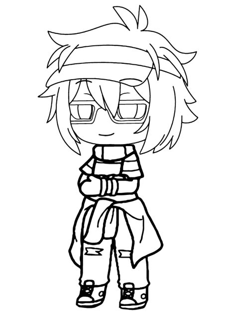Dibujos De Gacha Nox Para Colorear E Imprimir Coloringonly