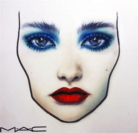 Mac Face Chart By Amalia Mac Face Charts Mac Retro Matte Face