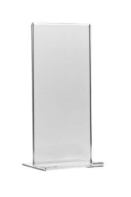 Stojak z plexi na ulotkę 1 3 z A4 menu pion 2mm 5889051951