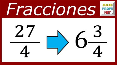 DE FRACCIÓN IMPROPIA A NÚMERO MIXTO YouTube