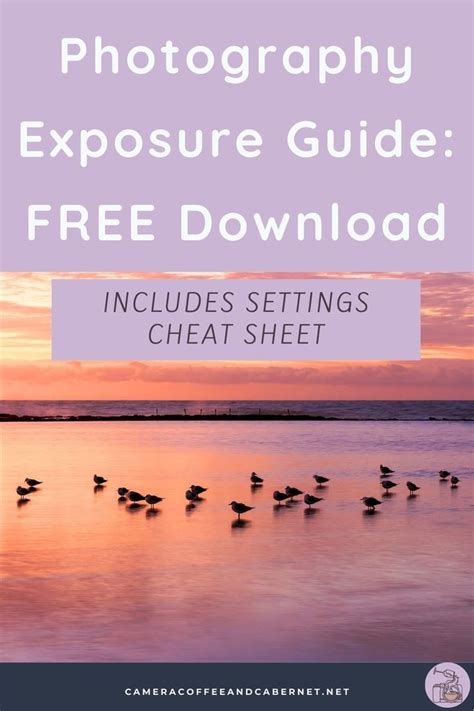 Photography Exposure Guide Free Photography Quick Start Guide And