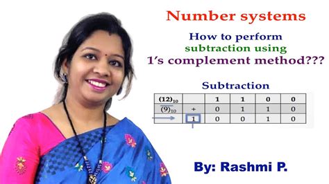 subtraction using 1 s complement method lecture 12 subtraction for binary numbers youtube