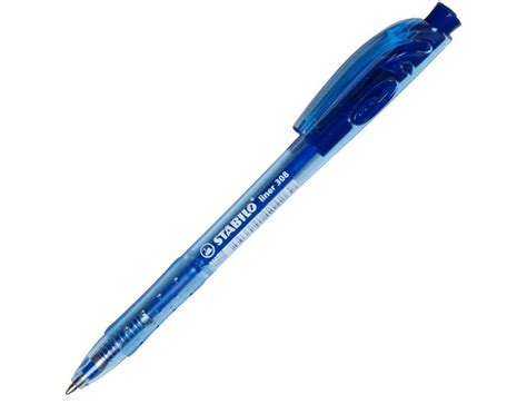 STABILO 308M Liner Retractable Ballpoint Pen Blue Stabilo 308