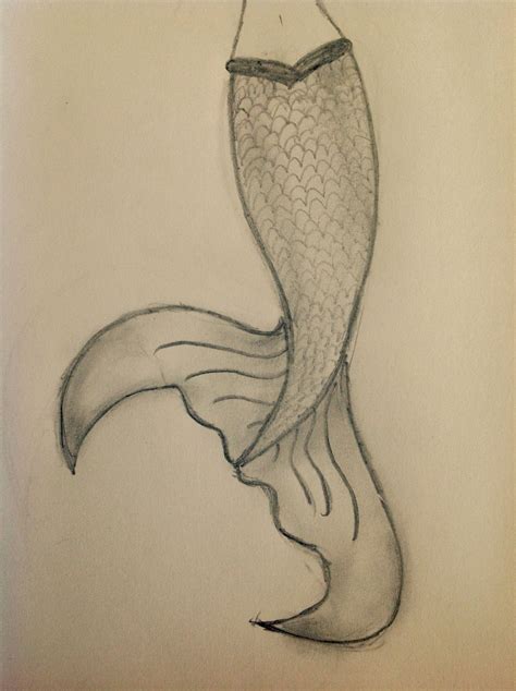Drawing Mermaid Step By Step