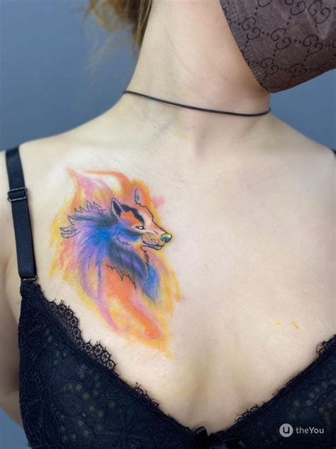 Radio Permeabilidad Caucho Tatuajes De Lobos Aullando Para Mujeres