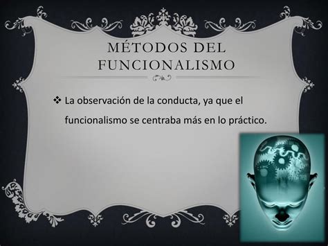 El Funcionalismo