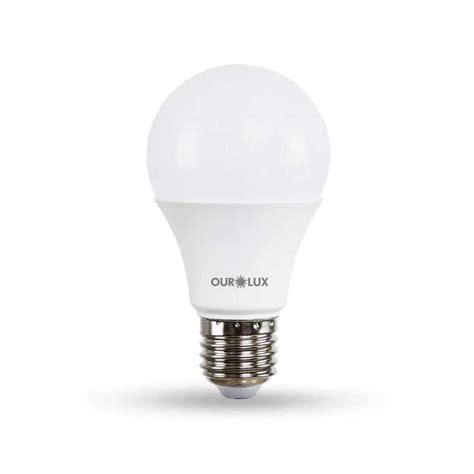 Lâmpada LED Bulbo 12W Bivolt Luz Branca 1200lm Ourolux Santil