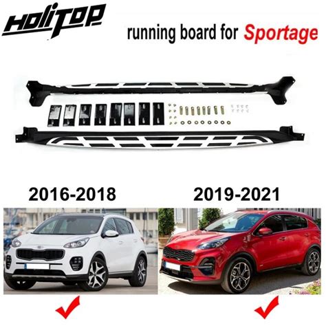 Kia Sportage Estribos De Aluminio Reforzado Con Borde Cromado