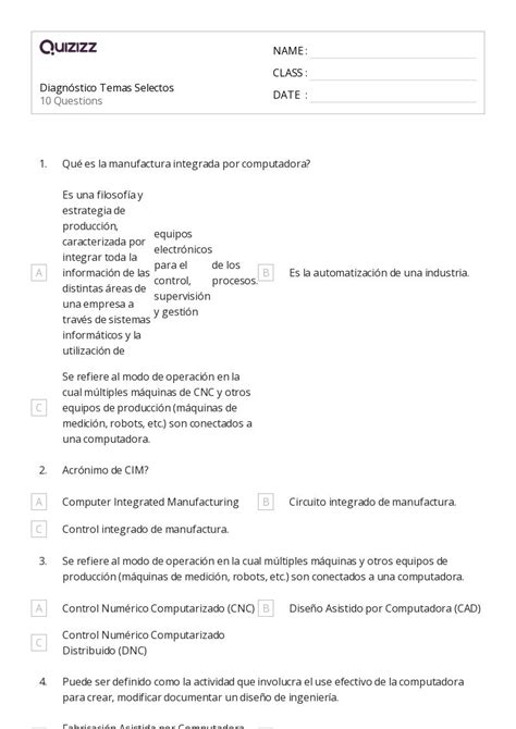 50 Diseño de ingeniería hojas de trabajo para Grado 1 en Quizizz