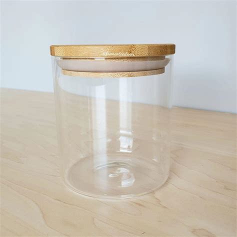 Pote Hermético de Vidro Tampa Bambu 450 ml Yoi Pote Magazine Luiza