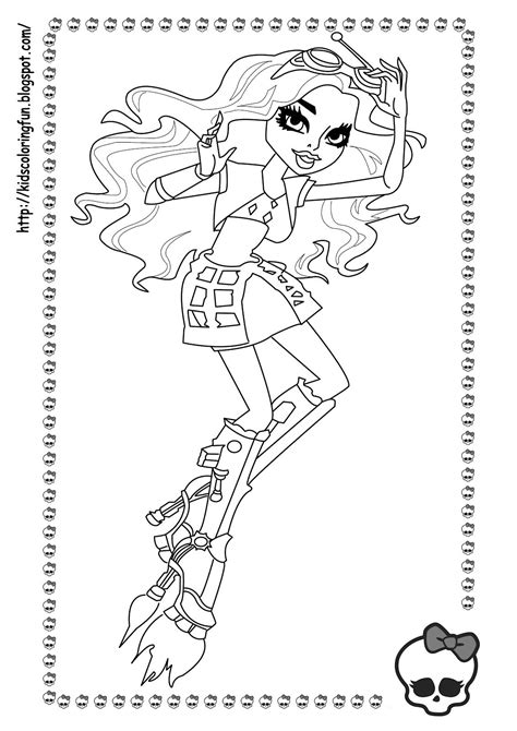 154 dessins de coloriage monster high à imprimer sur LaGuerche