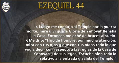 Ezequiel Capítulo 44 Mosqueteros de Yehovah