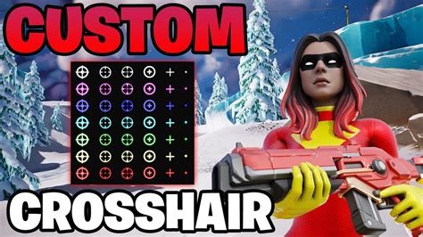How To Get A Custom Crosshair Fortnite Chapter Youtube