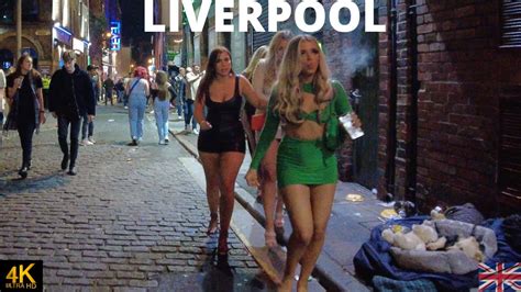 Liverpool England Uk Nightlife Walk Youtube