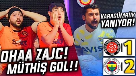 GALATASARAYLILAR FENERBAHÇE MAÇINI İZLERSE KARAGÜMRÜK 1 2 FENERBAHÇE