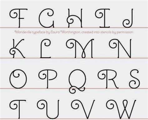 Letras fáceis para iniciantes Letra desenhada Letras do alfabeto