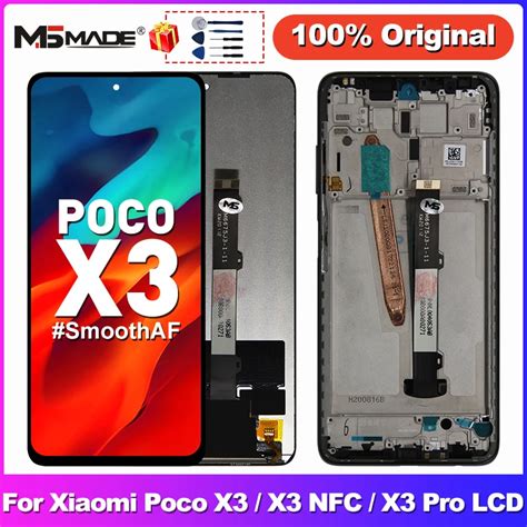 Original For Xiaomi Poco X Display Lcd Touch Screen Digitizer For Poco